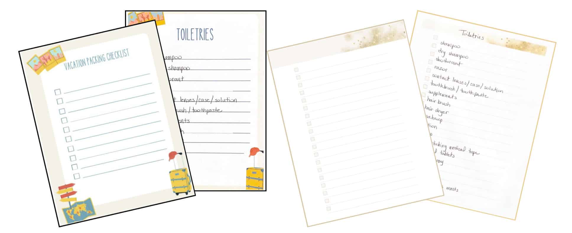 How to Create a Vacation Packing Checklist – Homeschool Travel Adventures
